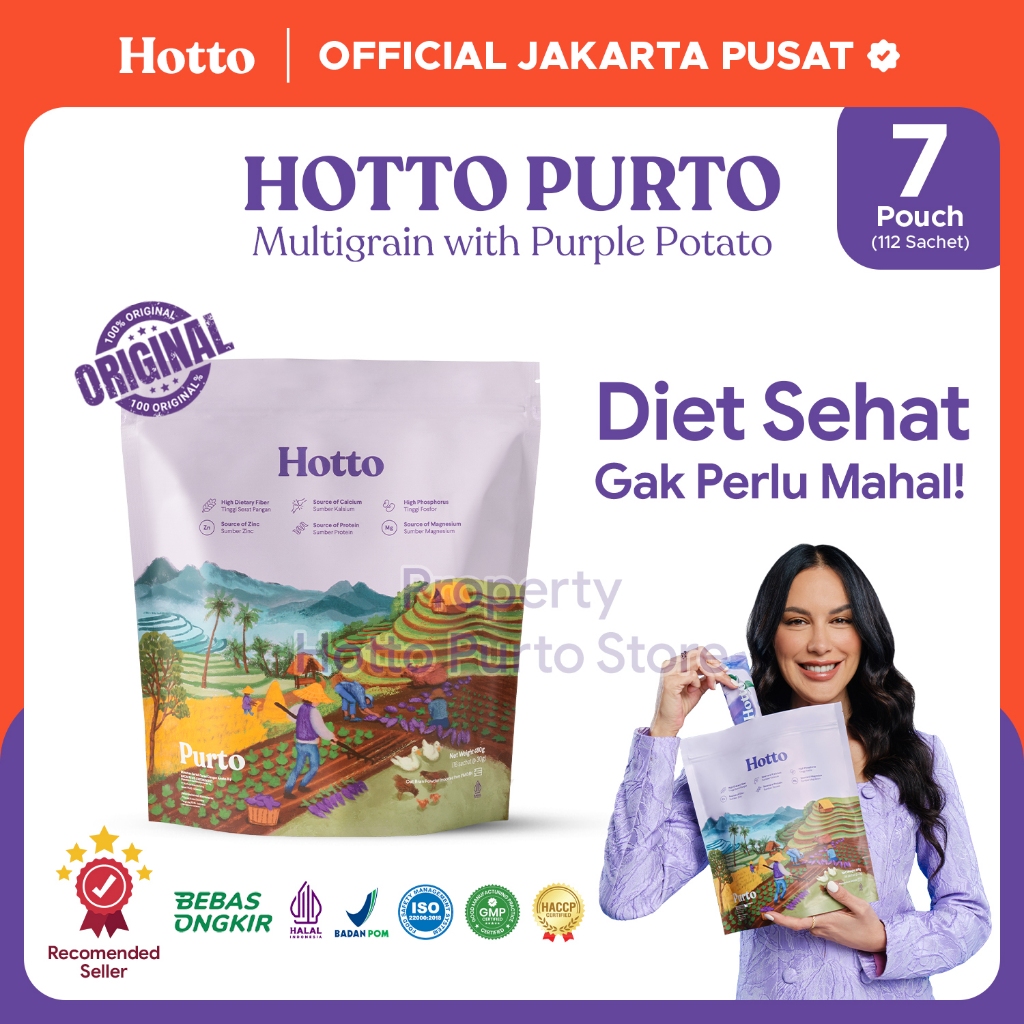 Jual Hotto Purto Official Shop | Hotto Minuman Diet, Oatmeal, Sereal ...