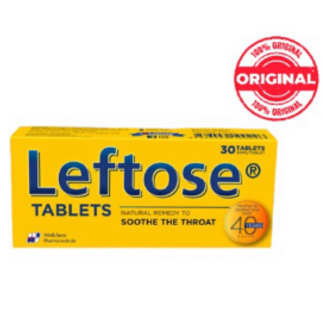 Jual Leftose Tablets Soothe the Throat | Leftose | Shopee Indonesia