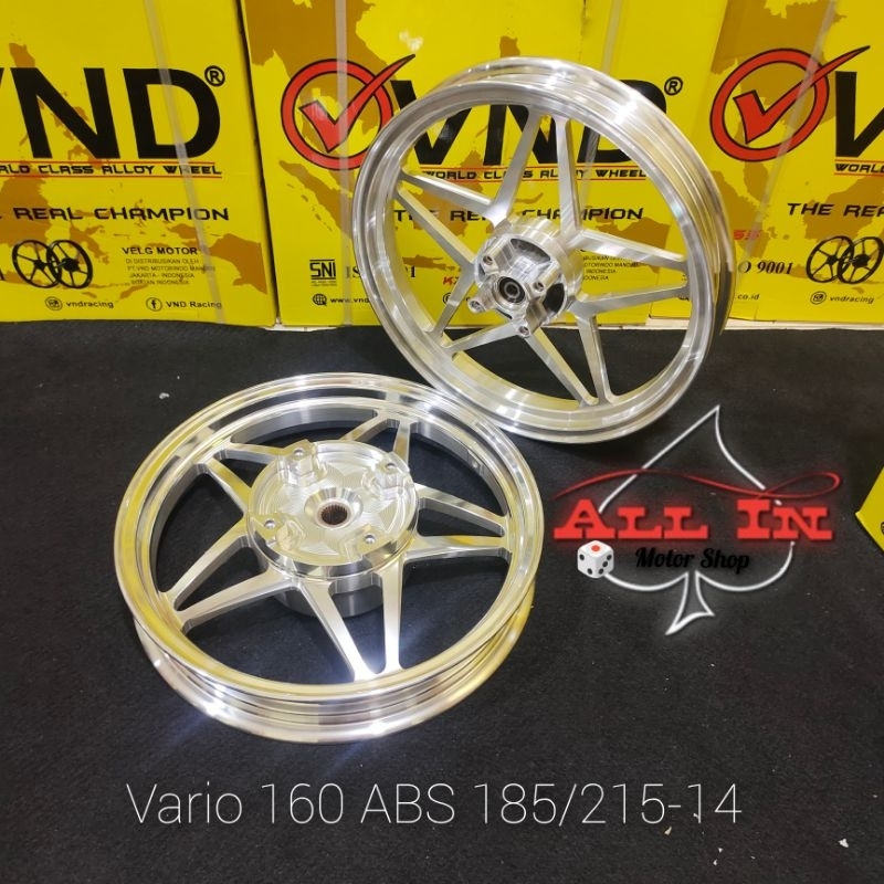 Jual VND velg racing v speed 185x14 & 215x14 Stylo abs/Vario 160 ABS ring 14 | Shopee Indonesia