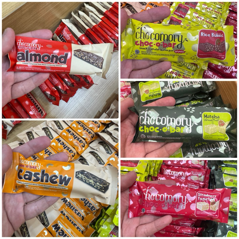 Jual Choco Bar Chocomory Original Aneka Rasa Snack Cokelat Batangan ...