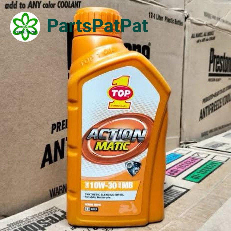 Jual OLI OIL MATIK SCOOTER TOP1 TOP 1 TOP ONE ACTION MATIC 10W30 800ML ...