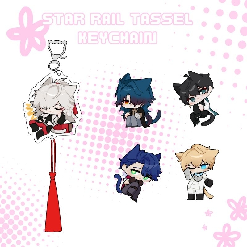 Jual [CLEARANCE LAST STOCK] Honkai Star Rail / HSR Cat Tassel Keychain ...