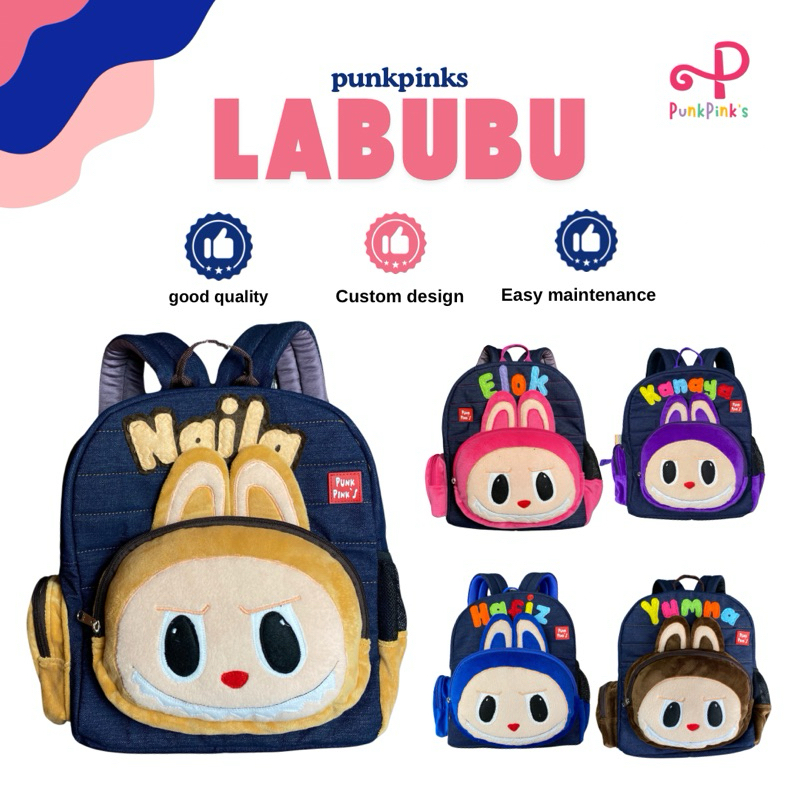 Jual (PUNKPINKS) TAS LABUBU/ COCOMELON/MASHA AND THE BEAR / BONEKA ...