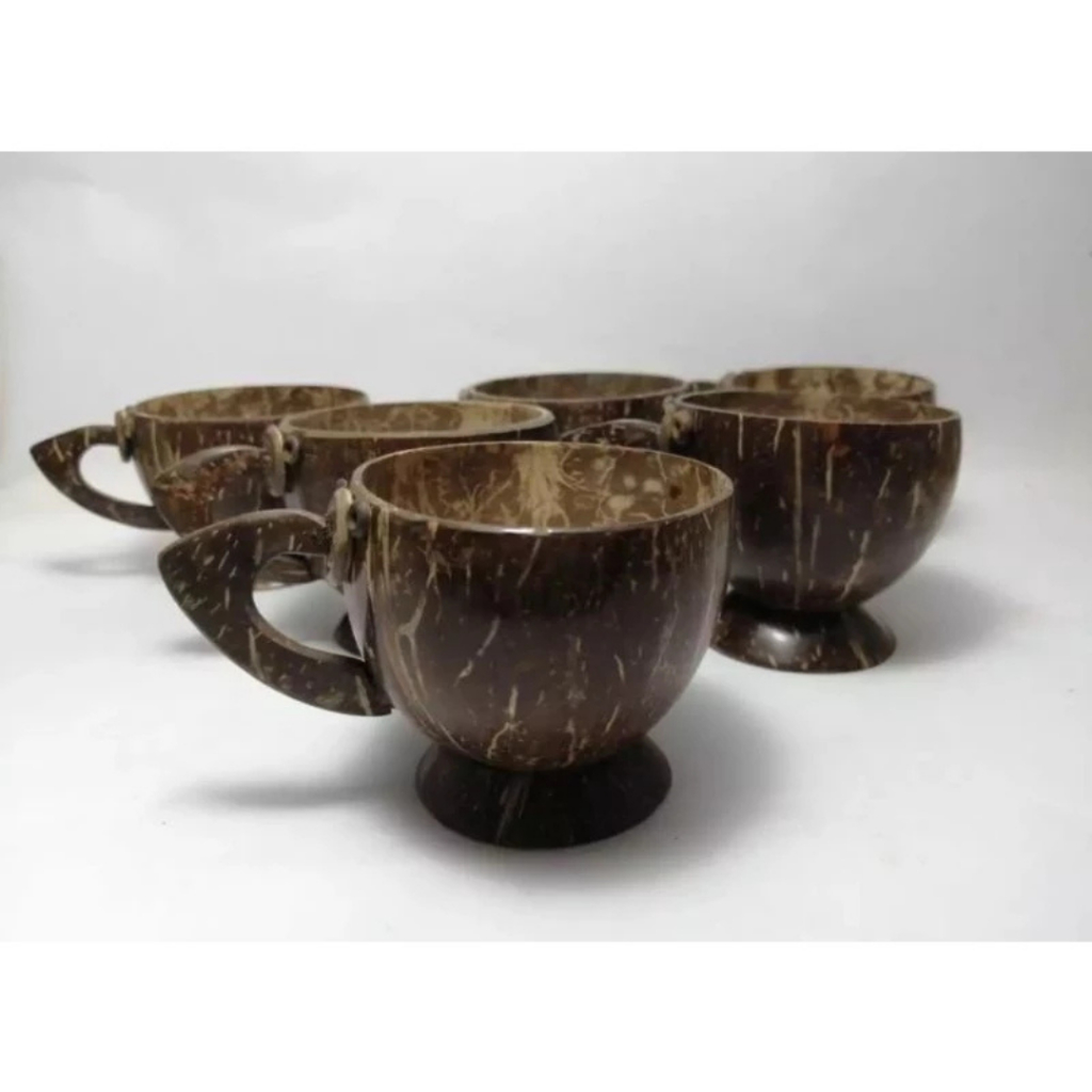 Jual Gelas Batok kelapa cangkir kopi/teh jadul unik etnik natural alami ...