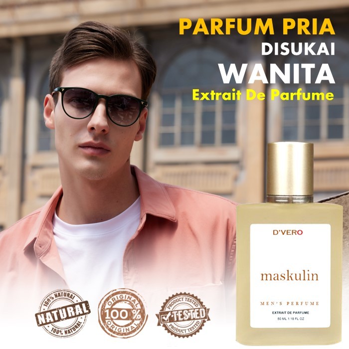 Jual D'VERO Perfume - MASKULIN Original 50ml | PARFUM PEMIKAT WANITA ...