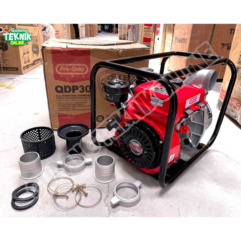 Jual PROQUIP Waterpump 3" DIESEL PROQUIP QDP30 SOLAR / Water pump Alkon ...