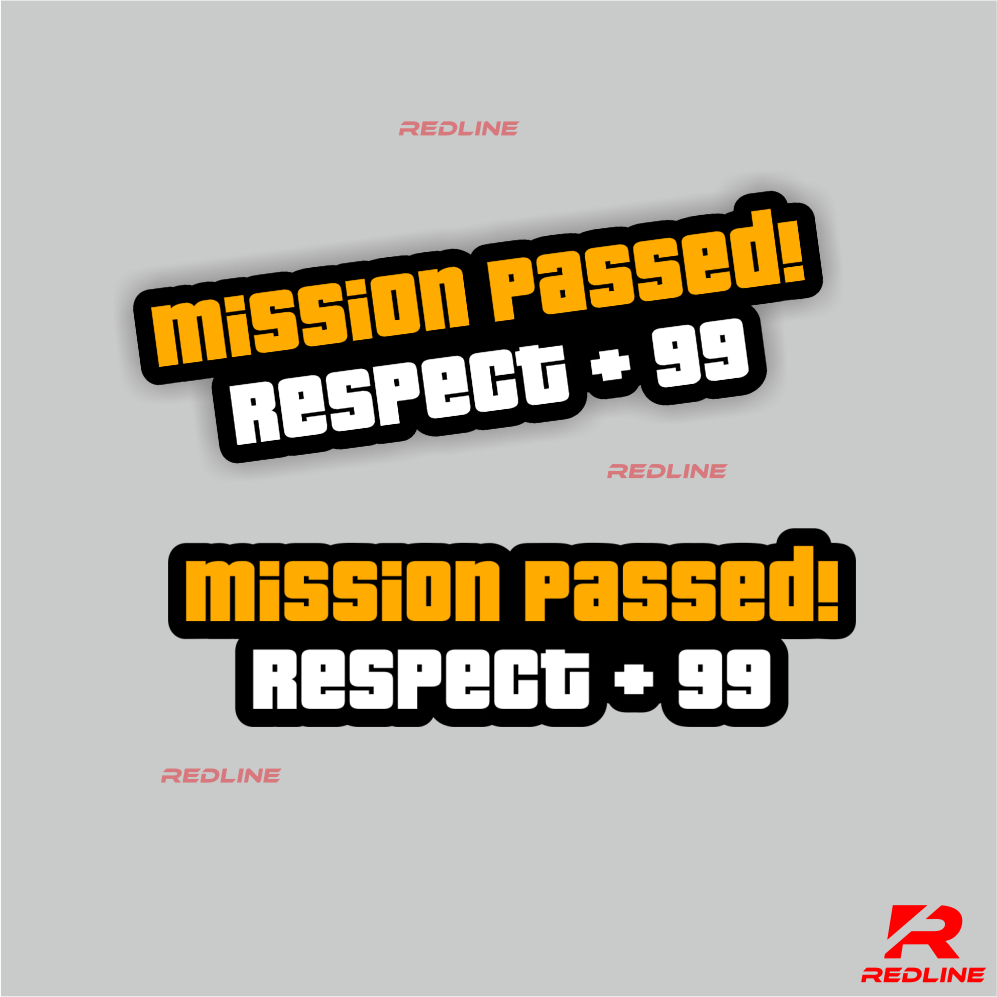 Jual Stiker MISSION PASSED GTA Stiker Vinyl | Stiker Tahan Air | Shopee ...