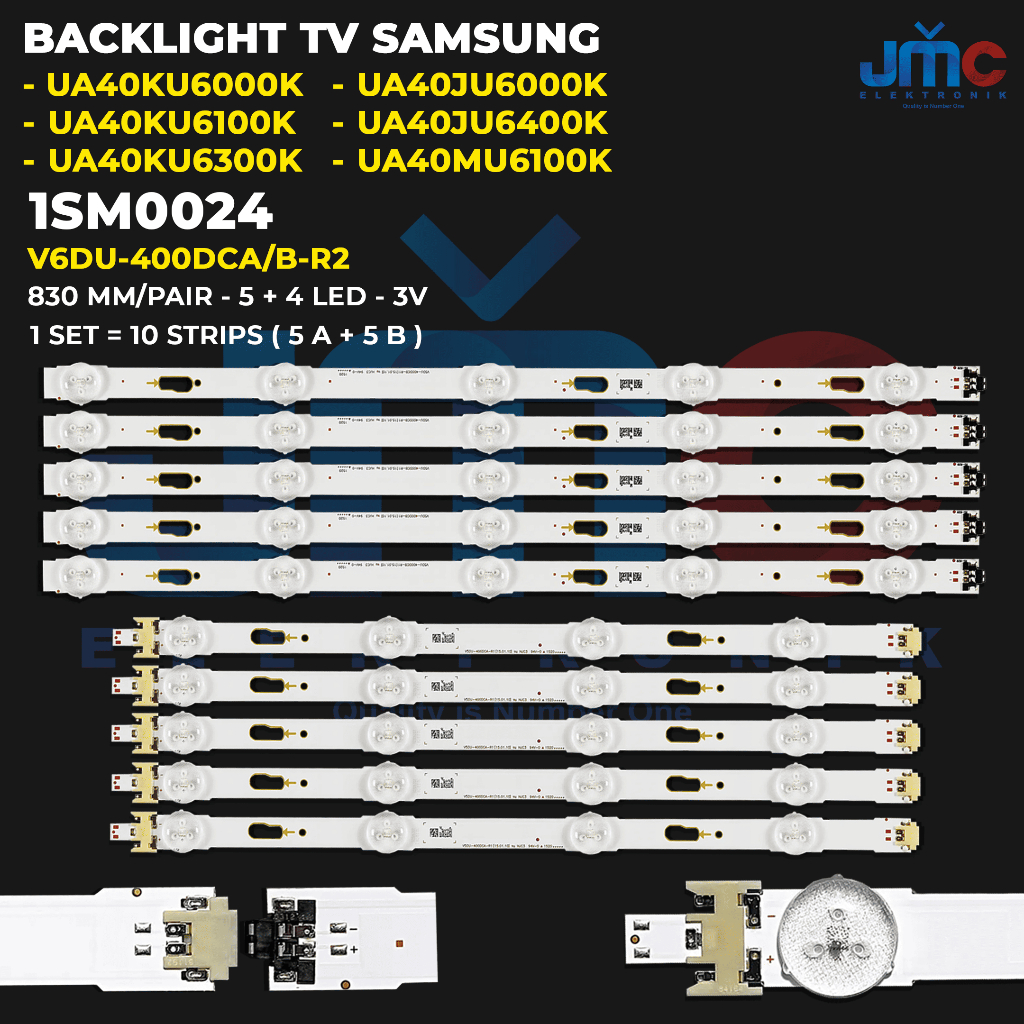 Jual BACKLIGHT TV SAMSUNG 40 Inch UA40JU6000 UA40JU6400 UA40KU6000 UA40KU6100 UA40MU6100 ...
