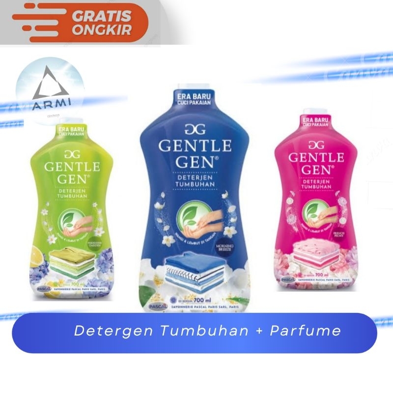 Jual Gentel Gen Detergen Tumbuhan + Parfum 700 ML | Shopee Indonesia