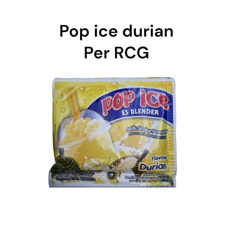 Jual POP ICE DURIAN / PER RENCENG | Shopee Indonesia
