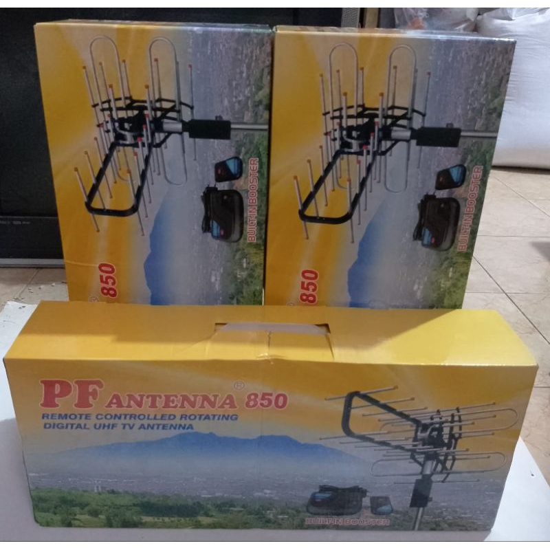 Jual PF Antenna 850 Remote Controlled Rotating Digital UHF TV | Shopee ...