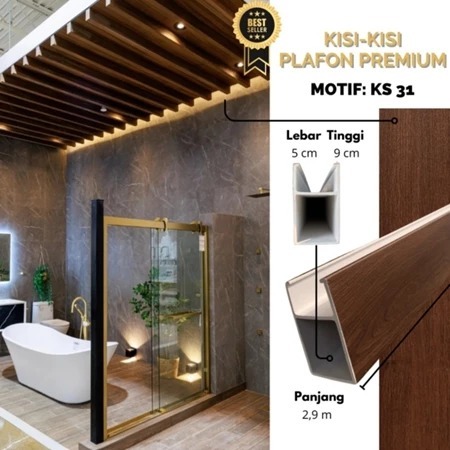 Jual wallpanel pvc 3d /Kisi Kisi Plafon PVC | Plafon PVC | WPC Bar ...