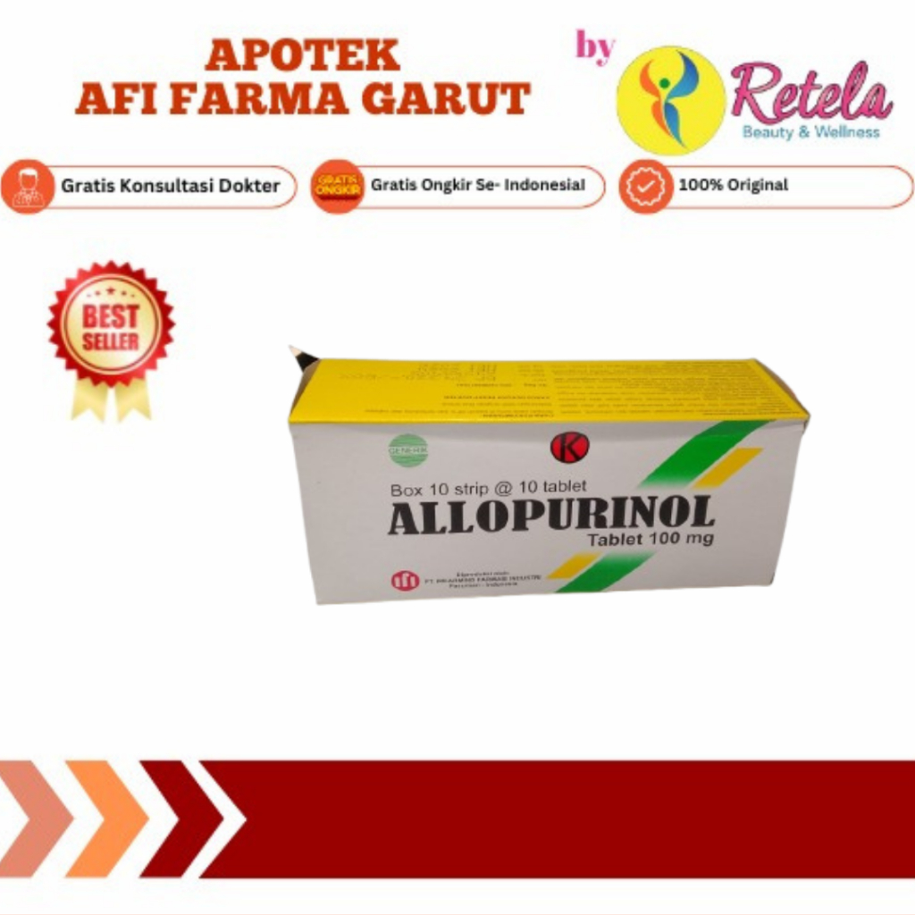Jual ALLOPURINOL 100MG BOX 10 STRIP | Shopee Indonesia