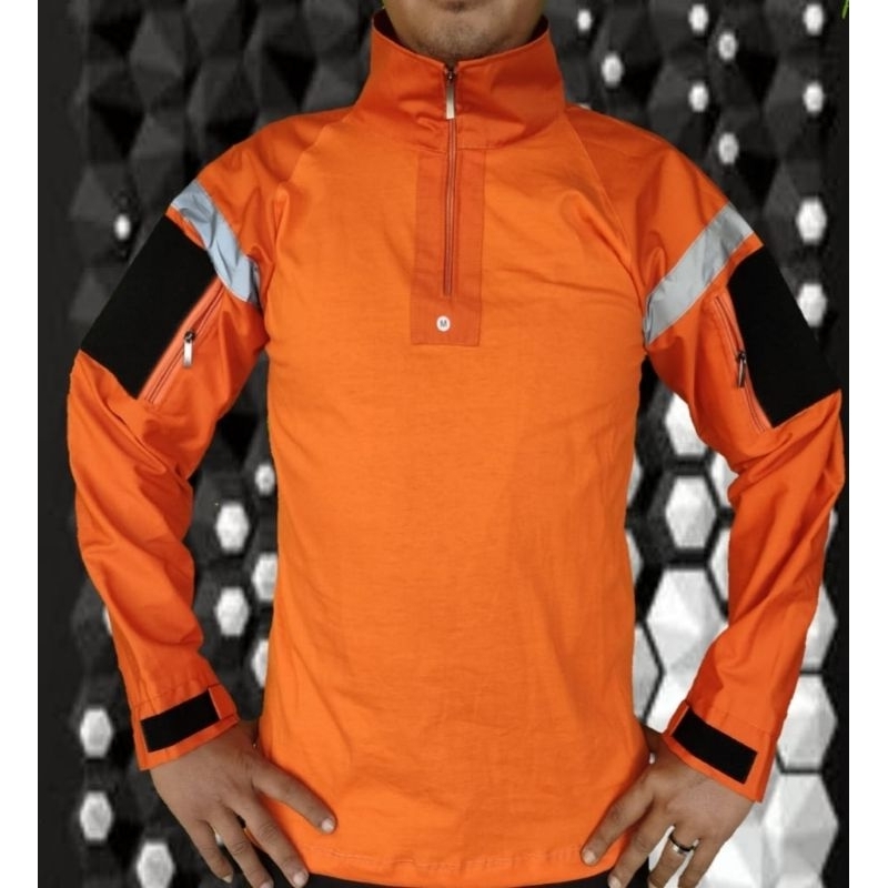 Jual Baju BDU raglan ripstop dan katun combat Oren BASARNAS | Shopee ...