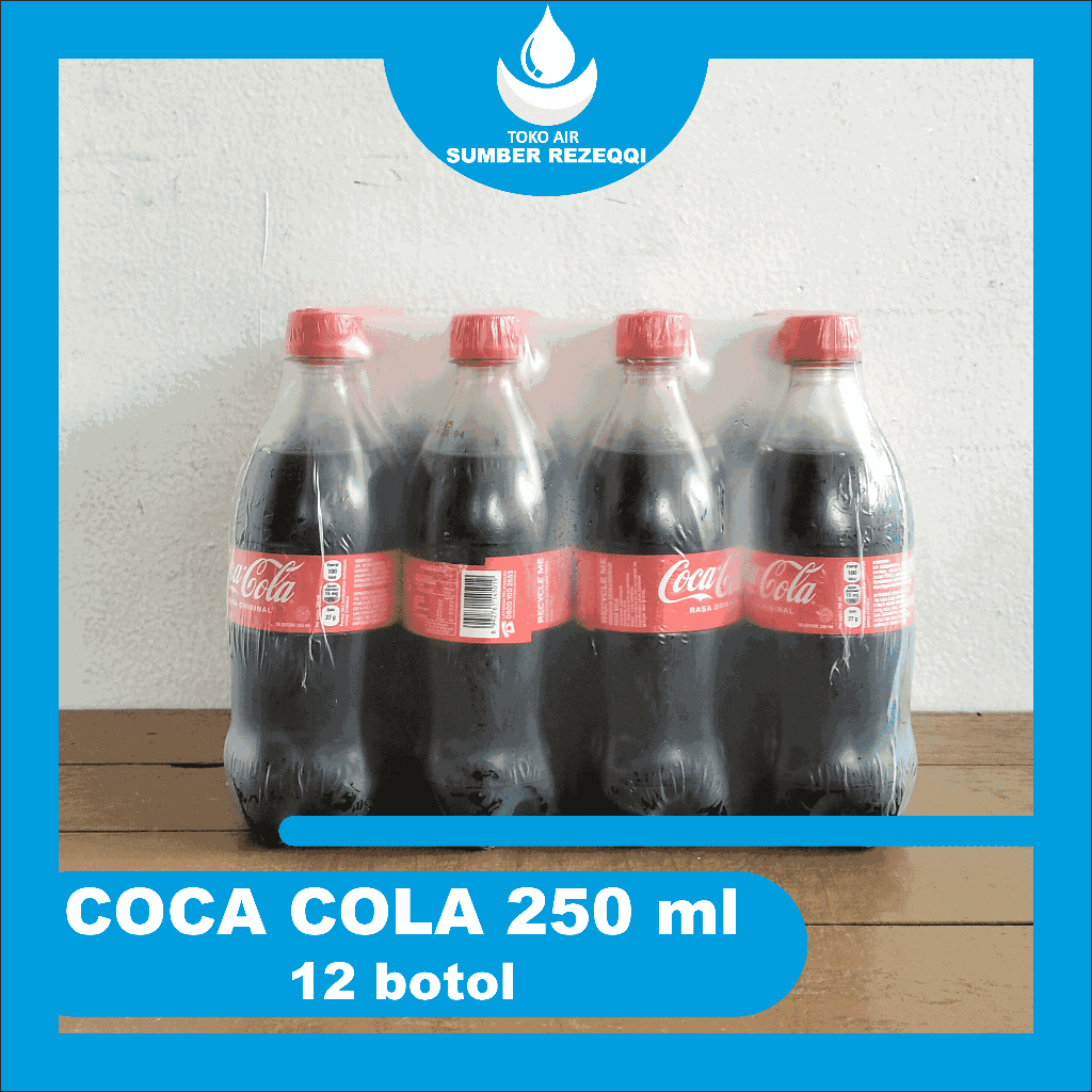 Jual COCA COLA BOTOL 250 ml (12 BOTOL) MINUMAN SODA | Shopee Indonesia