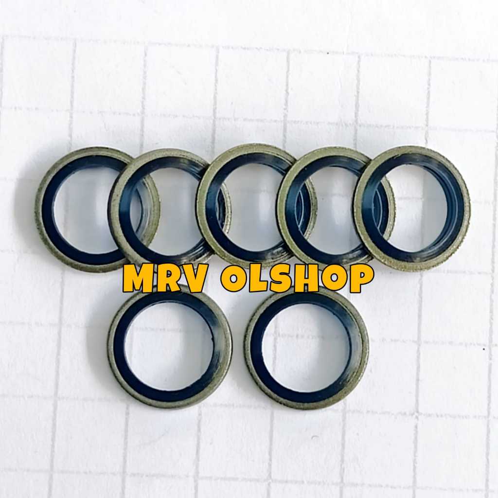 Jual ( 10 pcs ) Ring Baut Solar 8mm 10mm 12mm 14mm Washer Seal Ring ...