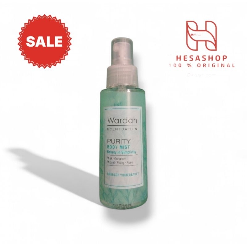 Jual Wardah Scensation Purity Body Mist 100 ml | Shopee Indonesia