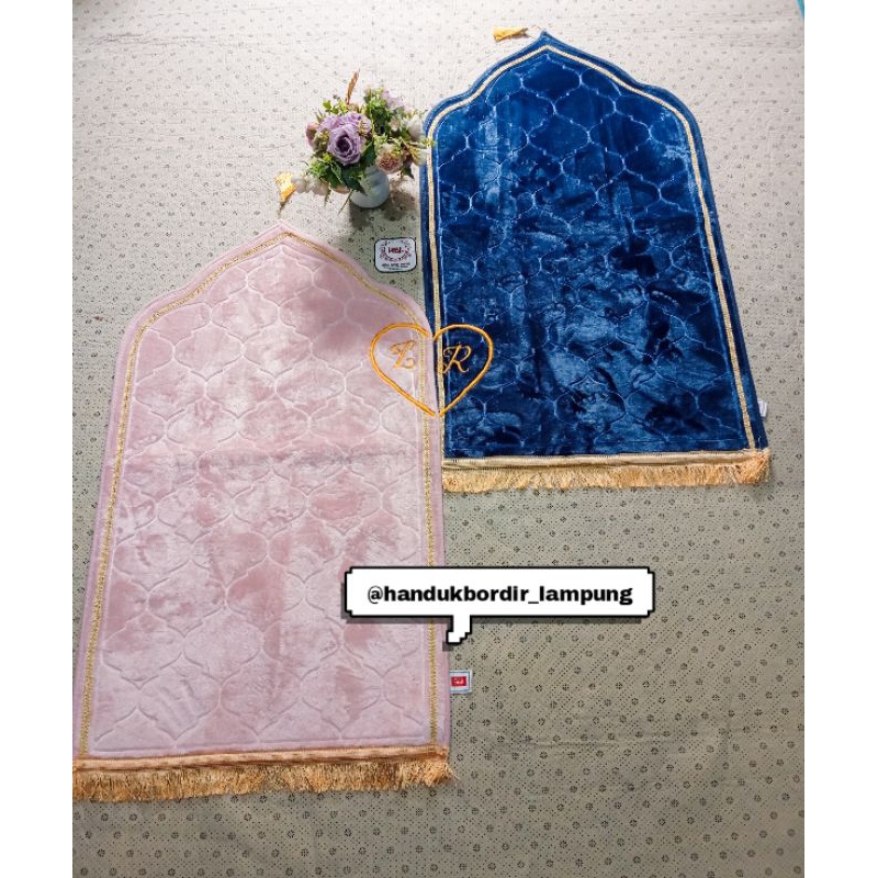 Jual Sajadah Custom Nama {Free}/Sajadah Estetik/Sajadah Travel/Sejadah ...