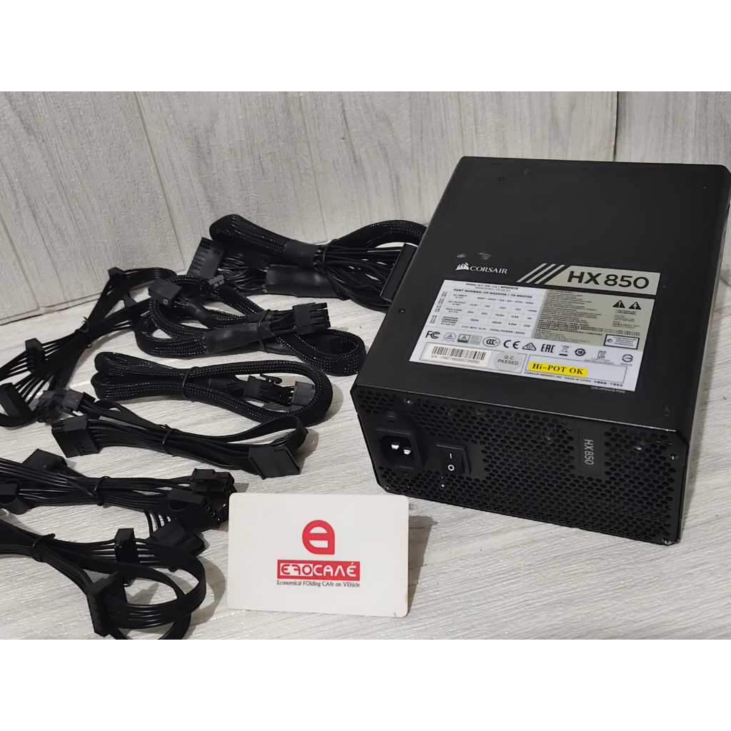 Jual PSU Pure Corsair HX850 850W 80 PLUS Platinum Full-Modular --Terima ...