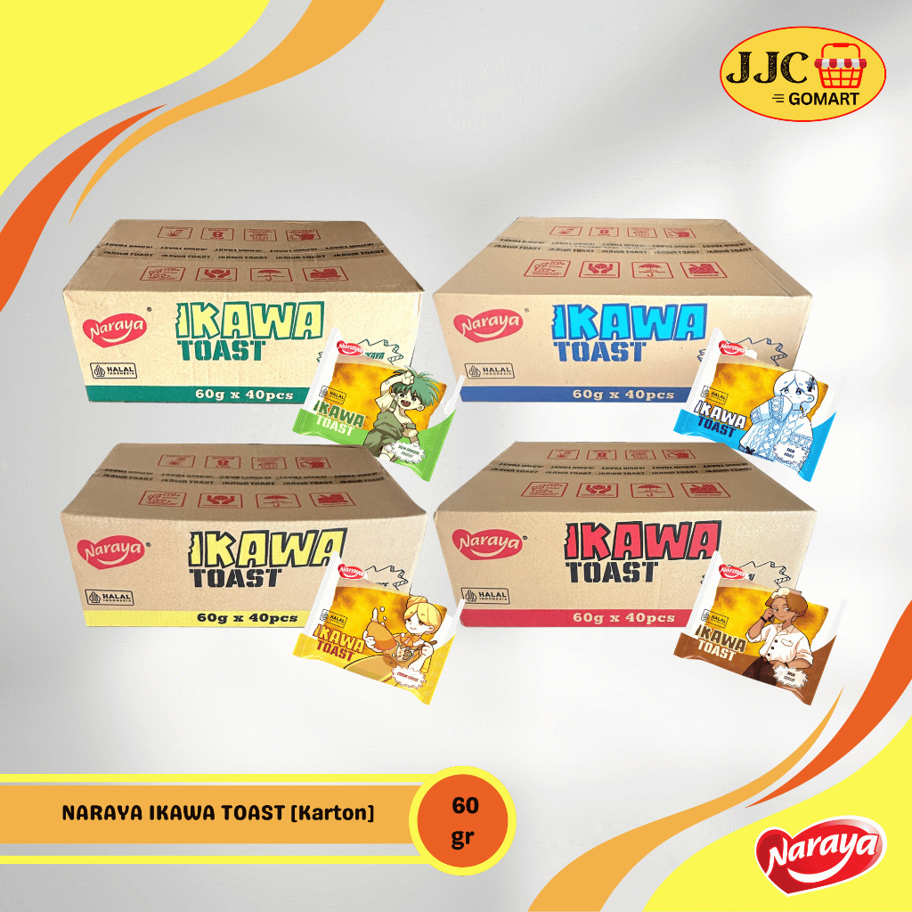 Jual Naraya Ikawa Toast Roti Panggang Viral Rasa Coklat, Cheese ...