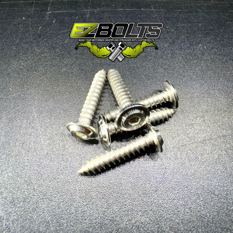 Jual BAUT STAINLESS M5 x 2,5 TYPE BUTTON ( FILTER ) | Shopee Indonesia