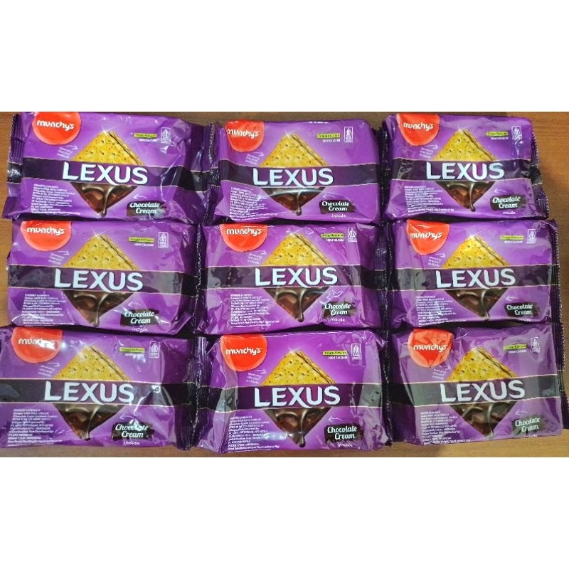 Jual BISKUIT MUNCHYS LEXUS SANDWICH COKLAT 76 GRAM 4 SACHET@19 GRAM ...
