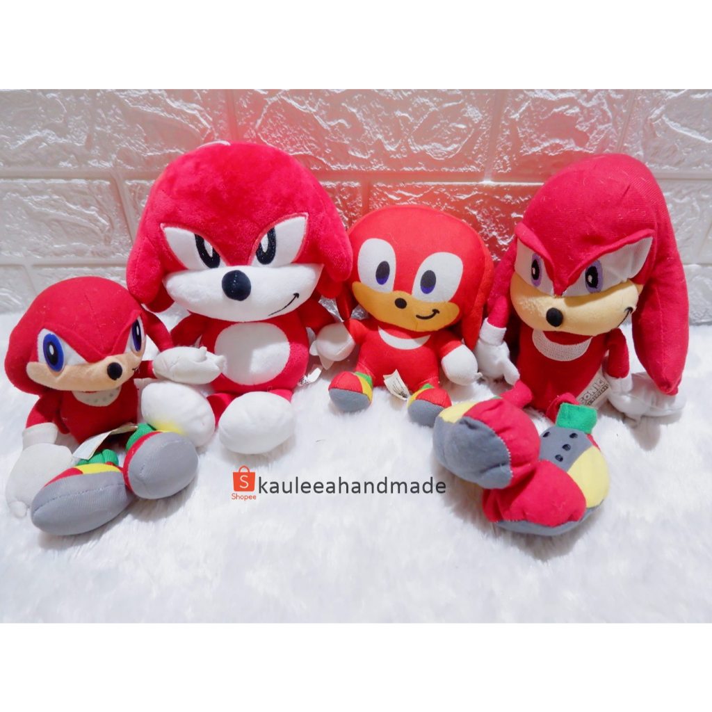 Jual Boneka sonic merah knuckles the hedgehog werehog ori | Shopee ...