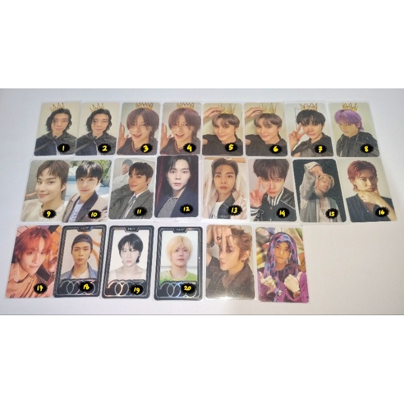 Jual (4) WTS PHOTOCARD OFFICIAL AAB NCT 127 | Shopee Indonesia