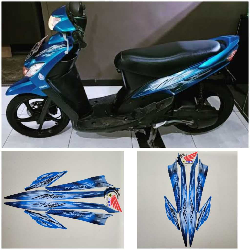 Jual STIKER STRIPING LIS LES POLET BODY MOTOR YAMAHA MIO SPORTY / SMILE ...
