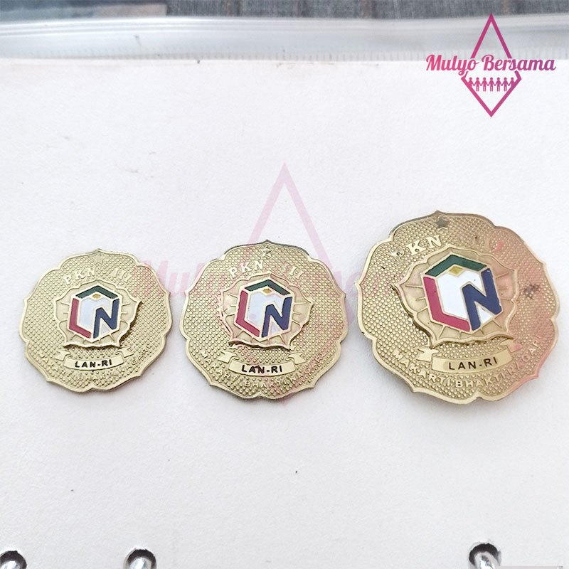 Jual Lencana Logo Lembaga Administrasi Negara Pin LAN RI PKN-III ...