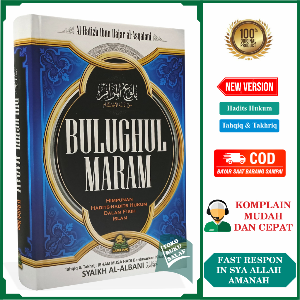 Jual Bulughul Maram ORIGINAL DARUL HAQ Himpunan Hadits-Hadits Hukum ...