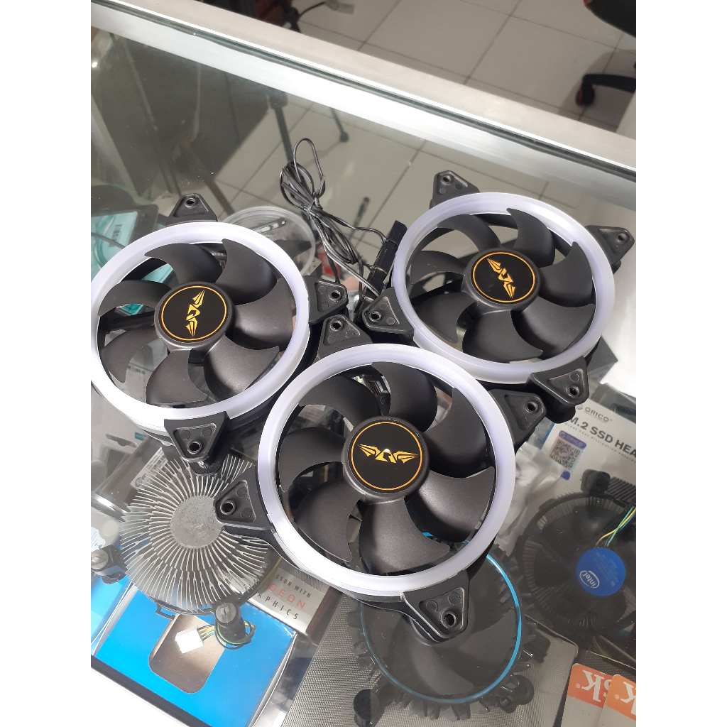 Jual Fan Case Armageddon 3 unit minus led redup 12cm molex | Shopee Indonesia