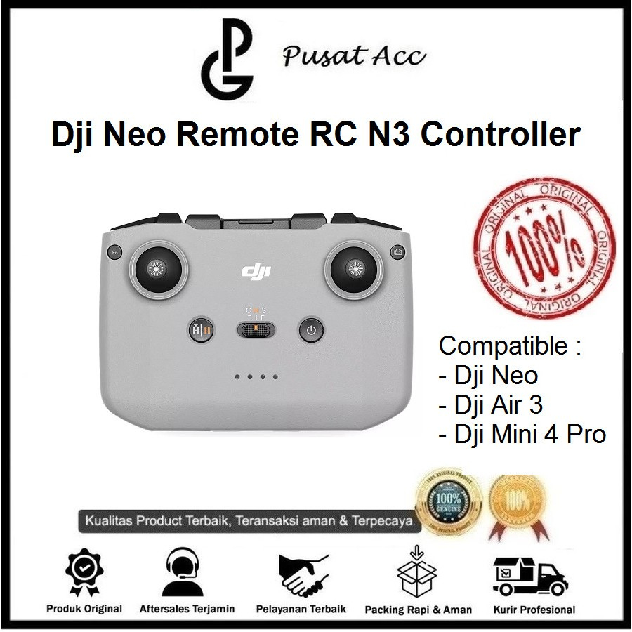 Jual Dji Rc-N3 Remote Controller Dji Neo/Air 3/Mini 4 Pro/Air 3S - Dji ...