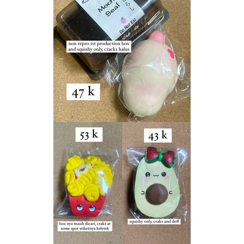 Jual FLASHSALE SQUISHY MOCHI SEAL, SILLY SQUISHY, FAT PAW PAW AVOCADO ...