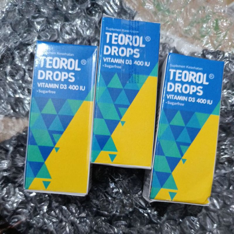 Jual Teorol drops vitamin D3 400 IU Sugarfree vitamin d3 tetes | Shopee ...