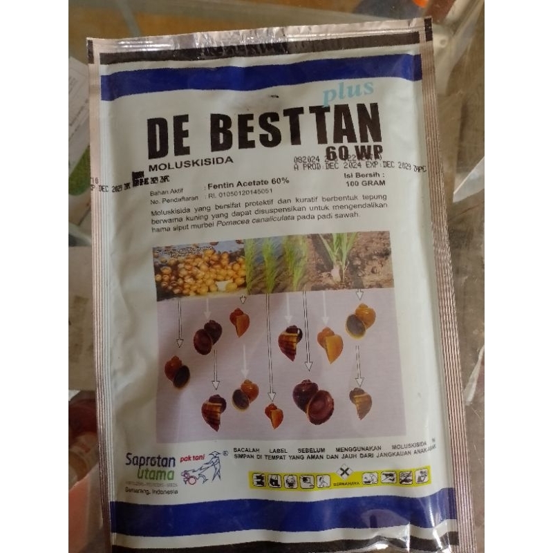 Jual Moluskisida Besttan plus 60 WP untuk mengendalikan hama siput ...