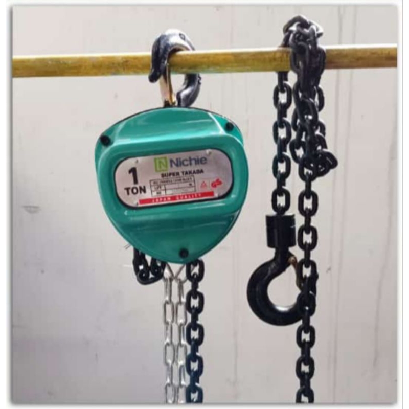 Jual SUPER TAKADA CHAIN BLOCK 1 TON 10 METER / KATROL / TAKEL | Shopee ...