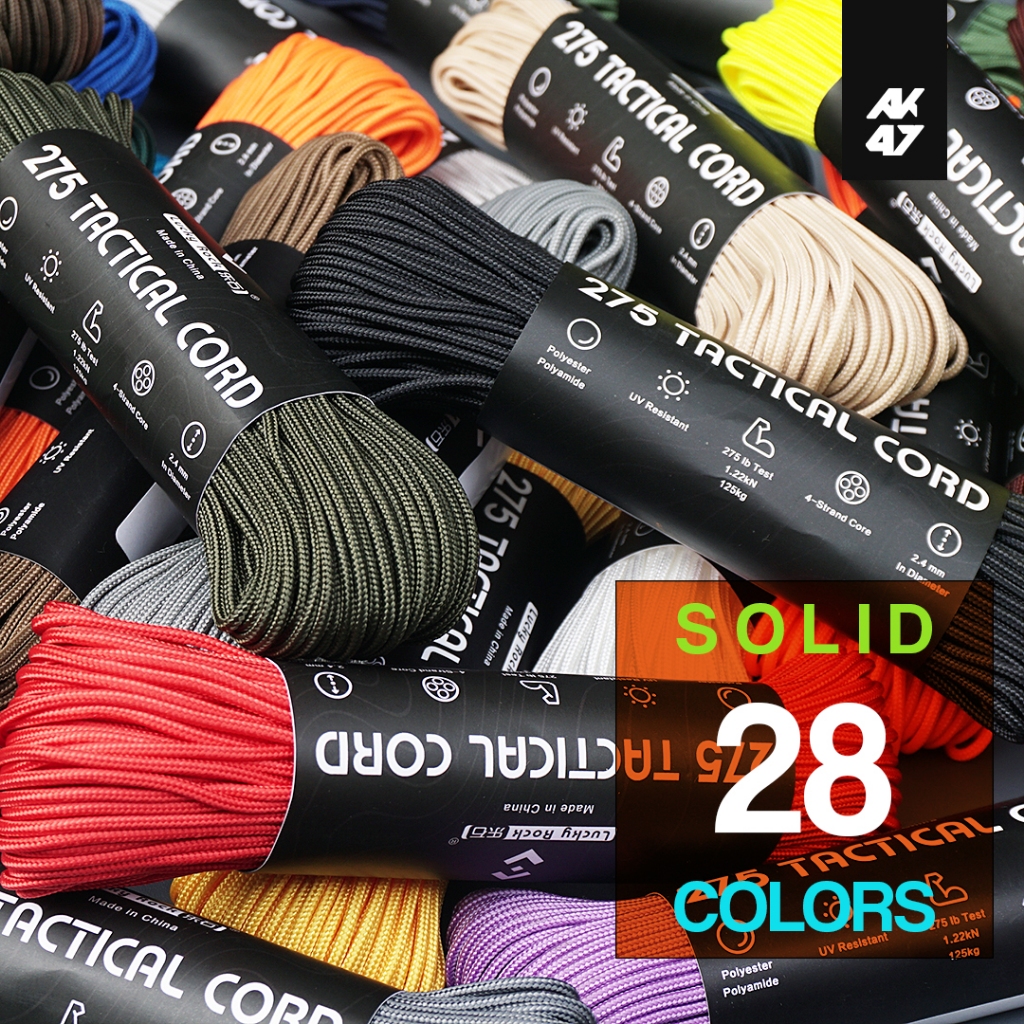 Jual Tali Tactical Paracord 275 2mm Asli Premium Multicolor Kuat Tahan ...