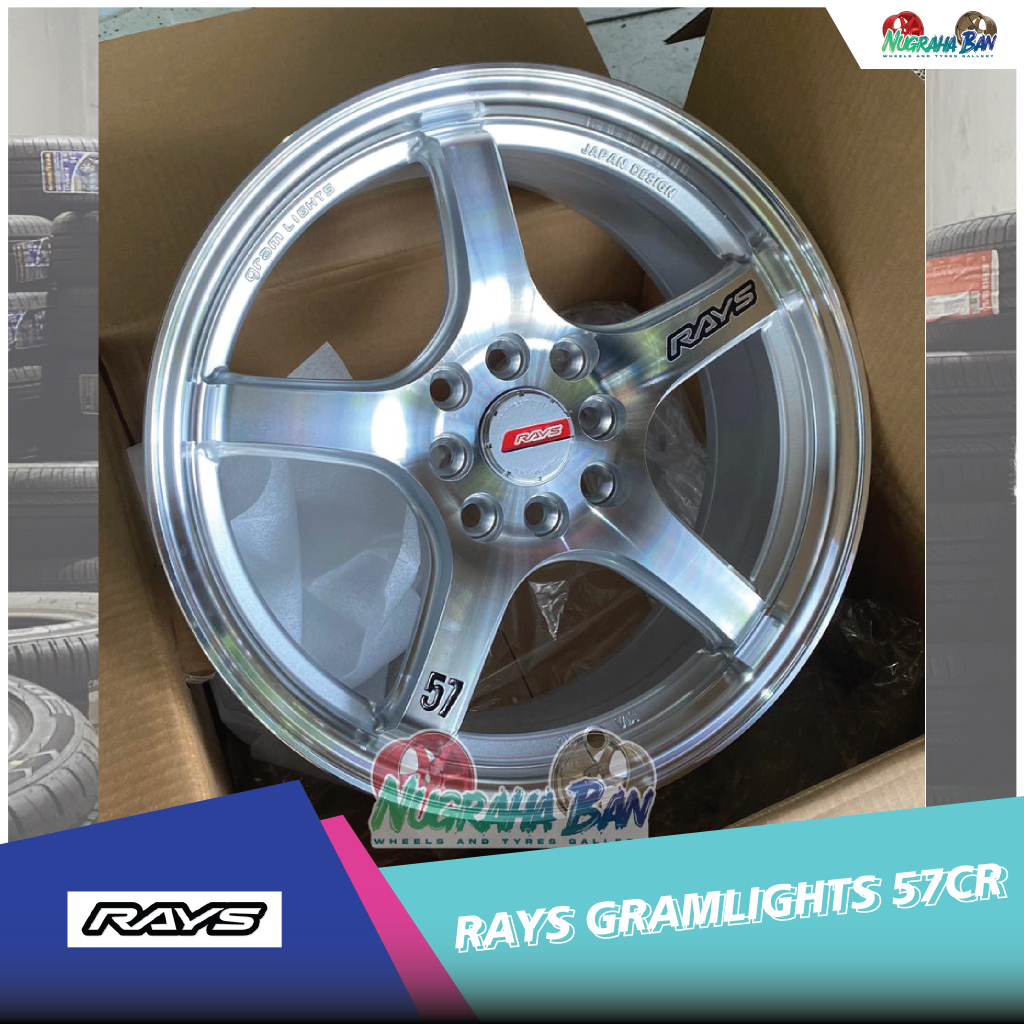 Jual VELG MOBIL BARU RAYS GRAMLIGHTS 57CR R16. NUGRAHA BAN TOKO VELG DAN BAN CIANJUR | Shopee ...