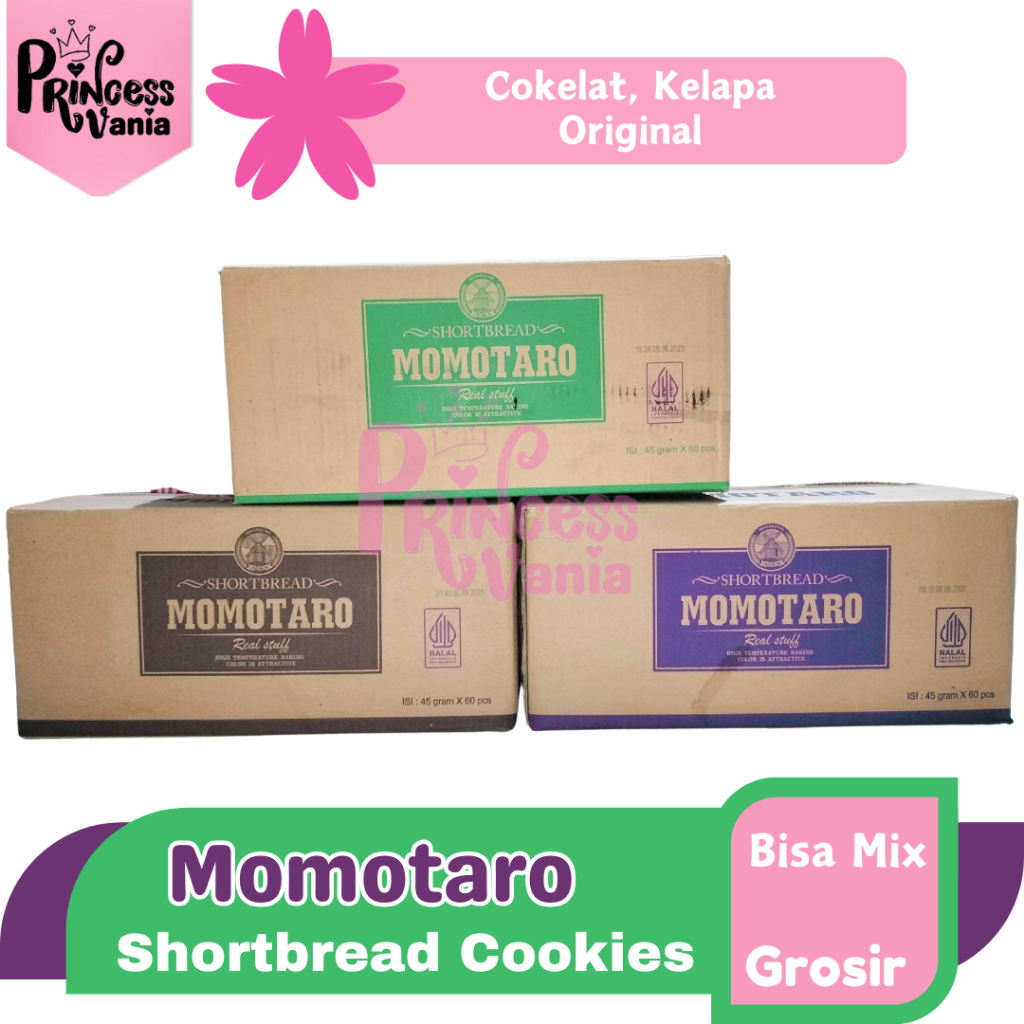 Jual MOMOTARO AOKA GROSIR KUKIS SHORTBREAD 45GR BISA MIX RASA ORIGINAL ...