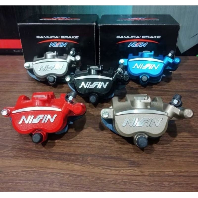 Jual KALIPER 2 PISTON SAMURAI NISSIN | Shopee Indonesia