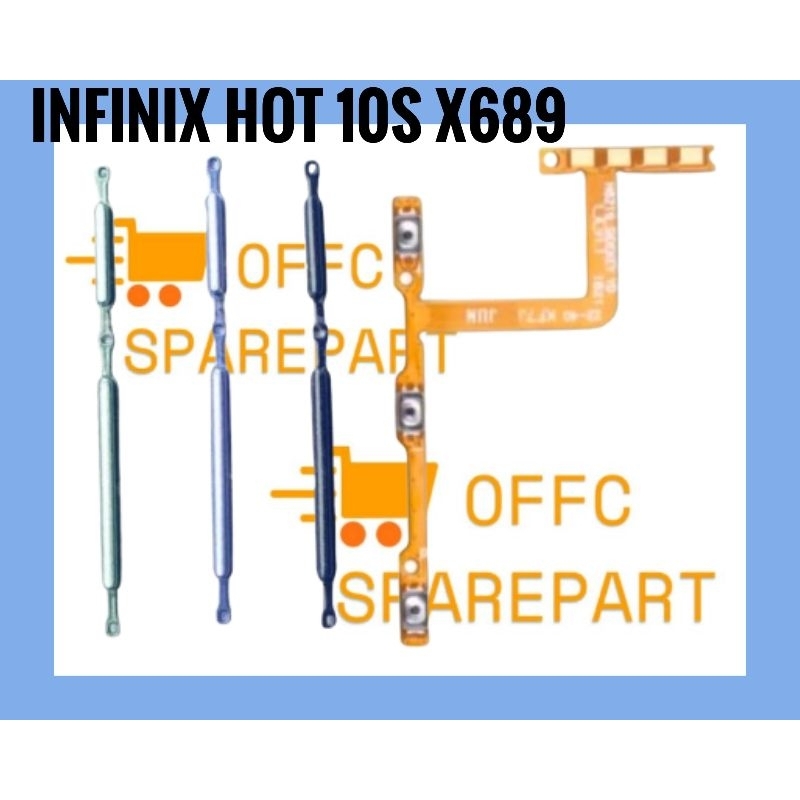 Jual Tombol Power + Volume Infinix Hot 10S X689 | Flexible Set Ori ...
