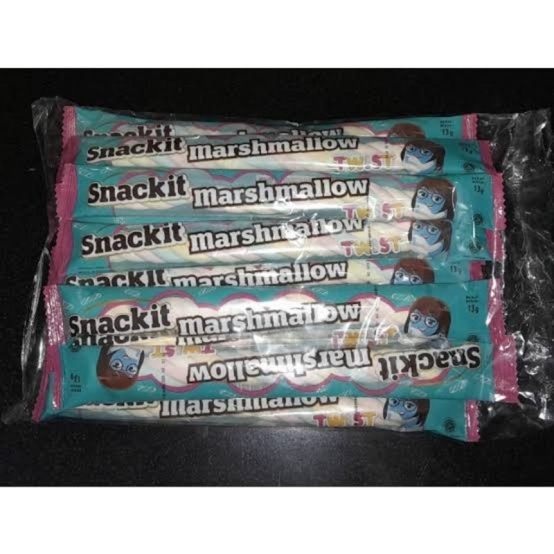 Jual Snackit Marshmallow Twist Sepak isi 15 Pcs | Shopee Indonesia