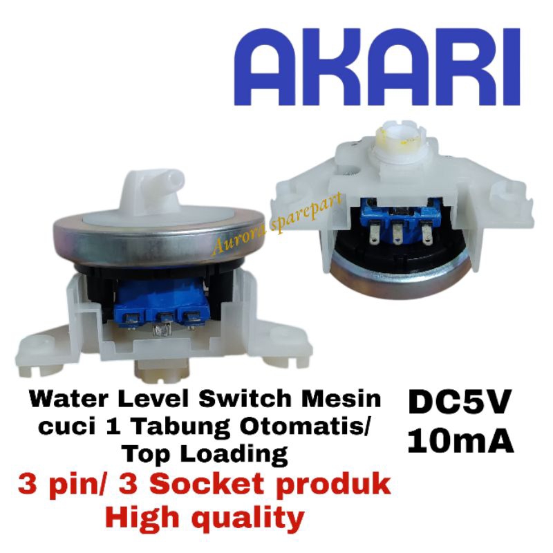 Jual Water level switch sensor air mesin cuci Akari Top loading/1 ...