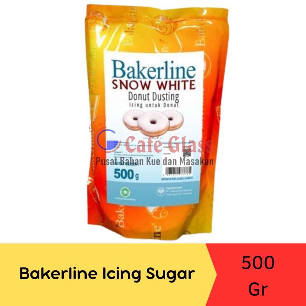 Jual Bakerline Snow White Donut Dusting / Gula Halus / Gula Dingin ...