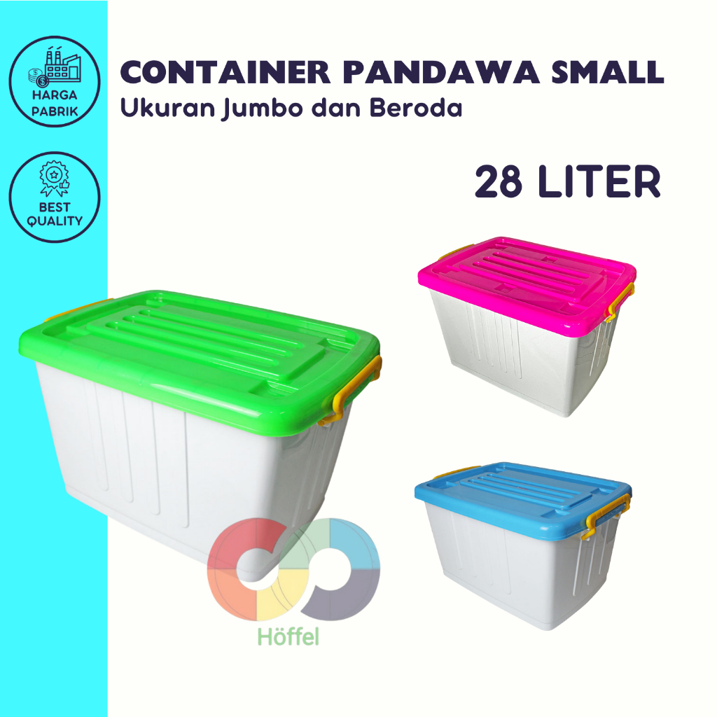 Jual Box Container 28 40 70 Liter + Roda Putih Plastik Kotak ...