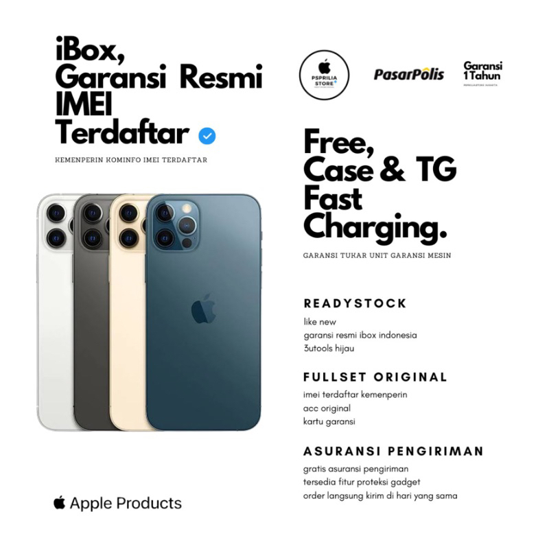 Jual FLAGSHIP Ip 12 Pro 128 gb 256 gb 512 gb | Shopee Indonesia