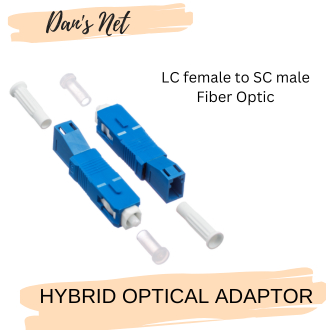Jual Connector SC-LC UPC Adapter | Fiber Optic LC Female to SC Male ...