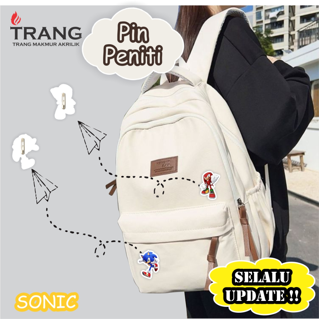 Jual Pin Bross Akrilik Sonic / Pin Acrylic Sonic | Shopee Indonesia