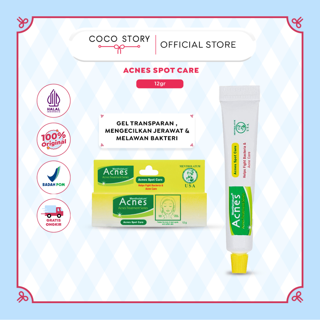 Jual Acnes Spot Care - 12gr (Reduce skin redness from acne, Control excess sebum / oil) | Shopee ...